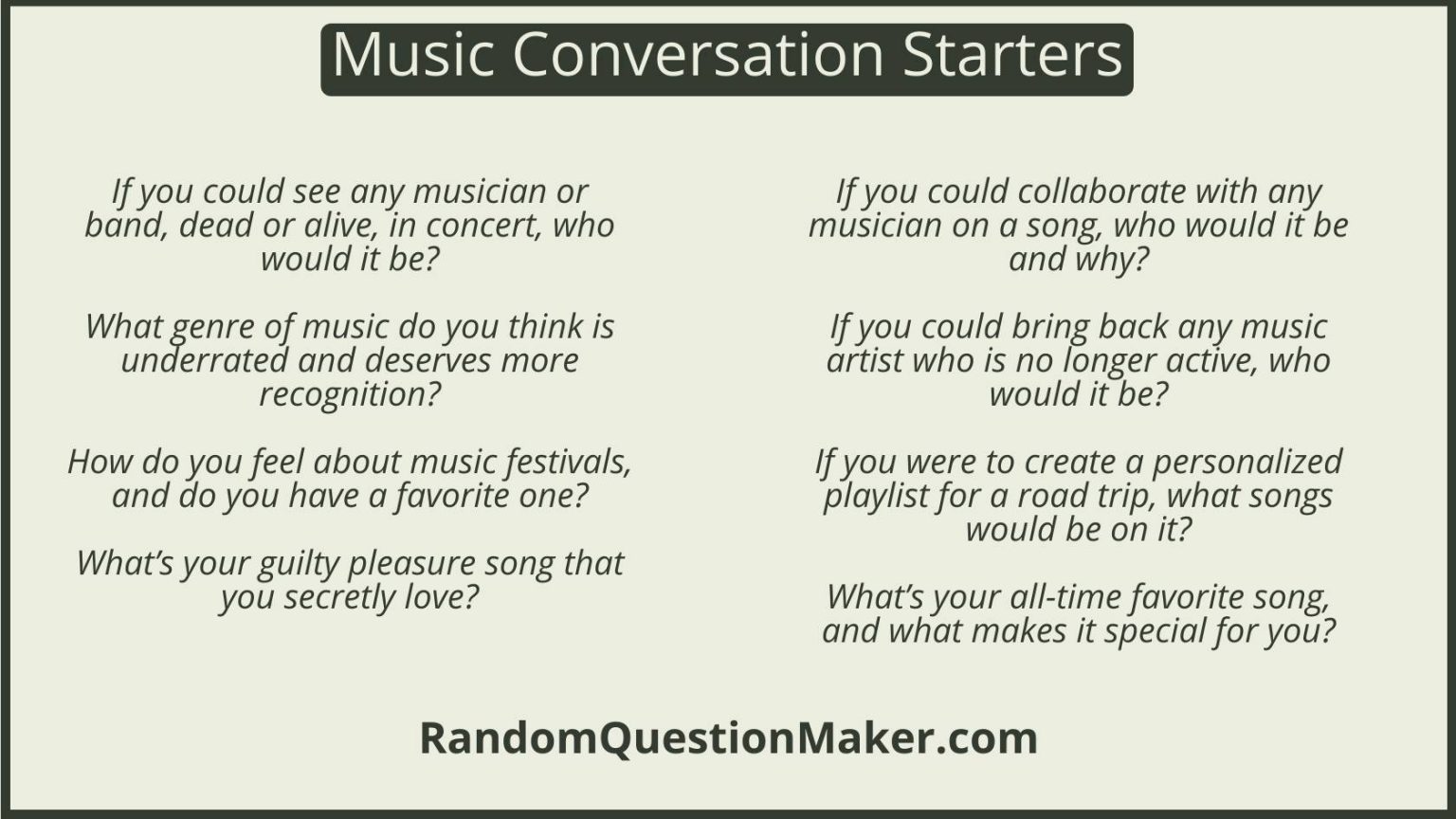 310 Conversation Starters for Meaningful Interaction!